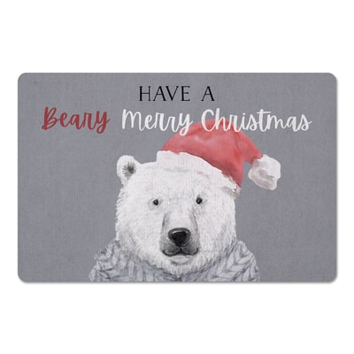 Have a Beary Merry Christmas Floor Mat | Michaels