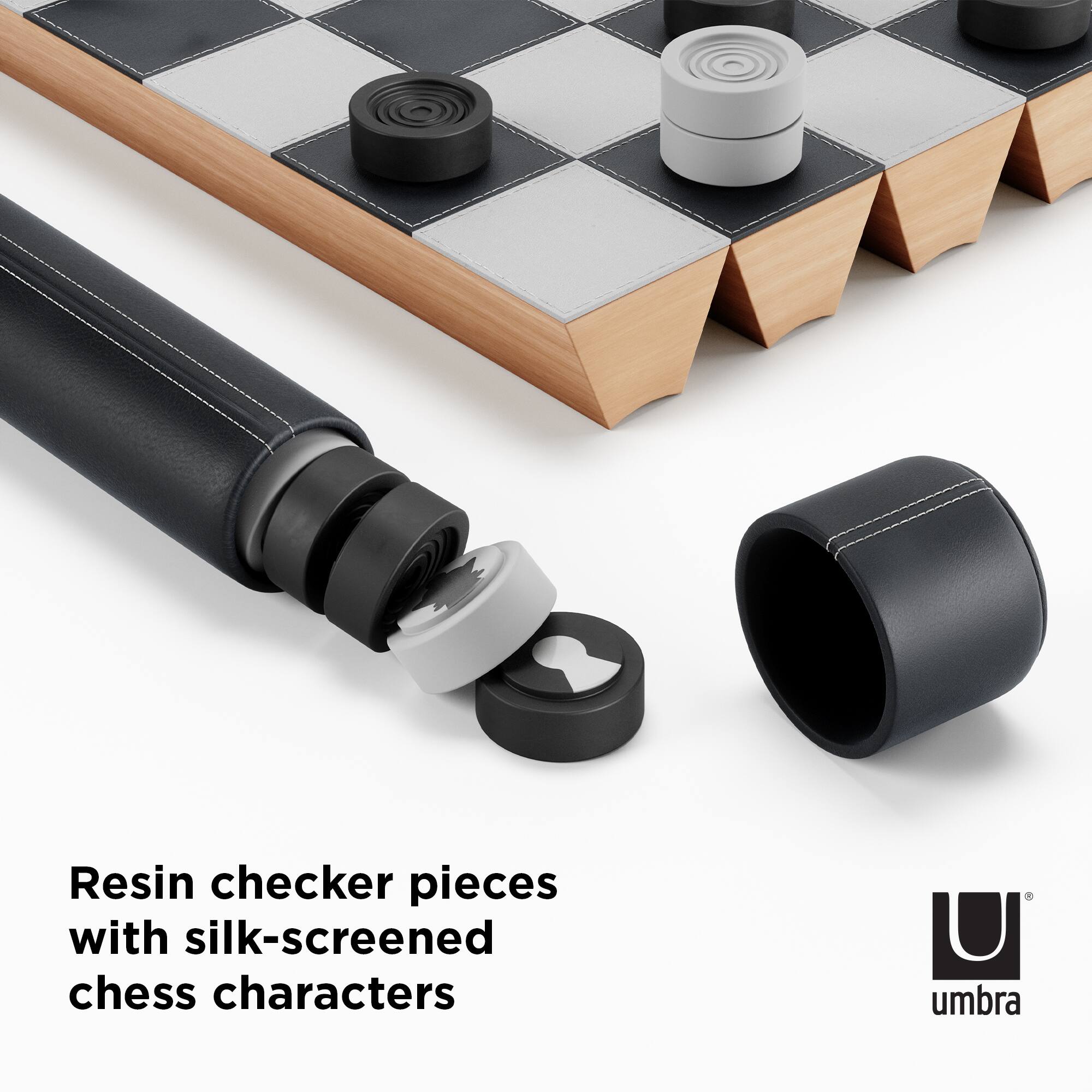 Umbra Black Rolz Chess/Checkers Set | Michaels