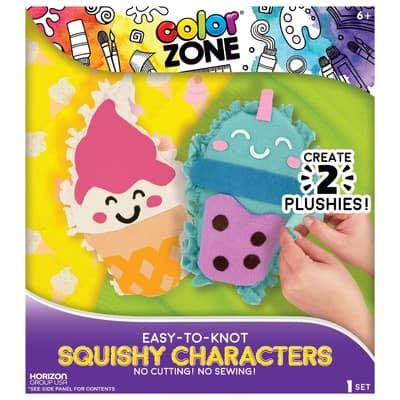 Color Zone® Easy-to-Knot Squishy Characters | Michaels