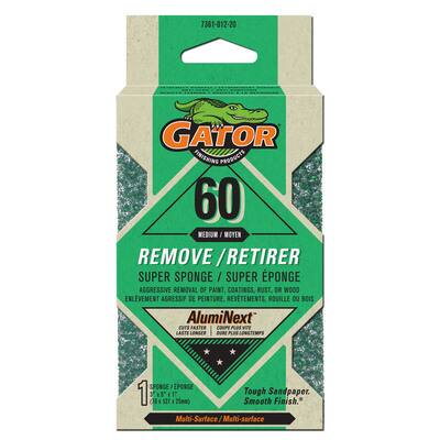 Gator® Super Sponge™ Medium 60 Grit Sanding Sponge | Michaels
