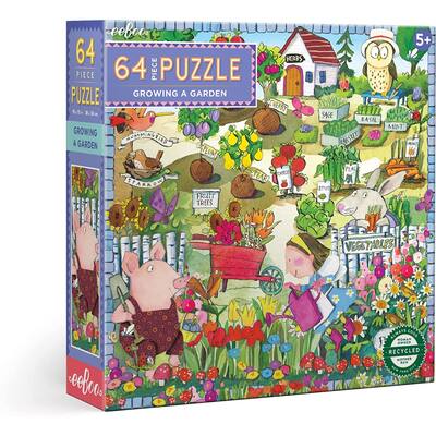 eeBoo Growing a Garden 64 Piece Puzzle | Michaels