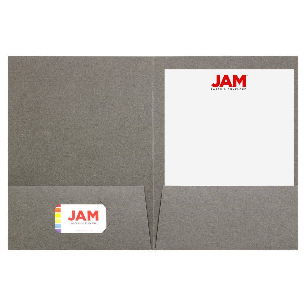 JAM Paper 2-Pocket Textured Linen Business Folders, 100ct. | Michaels