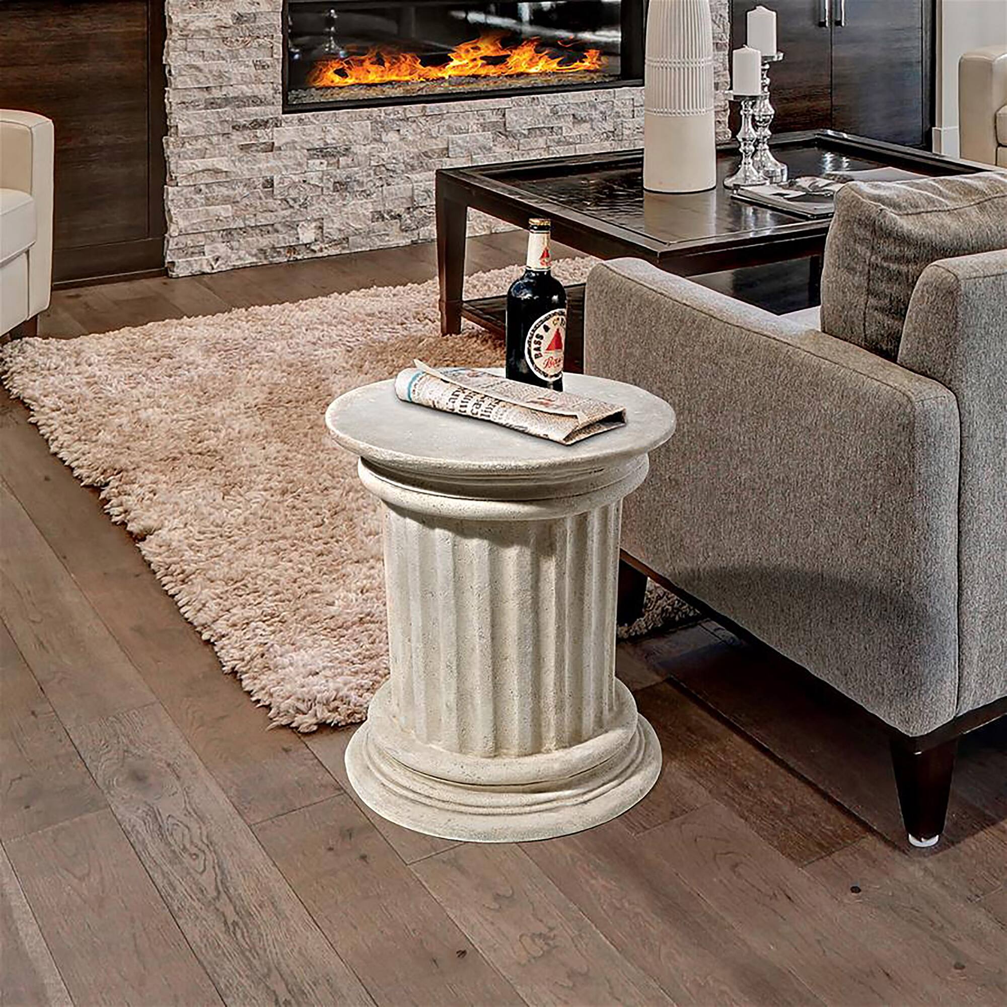 Design Toscano 18" Roman Doric Column Classical Fluted Architectural ...
