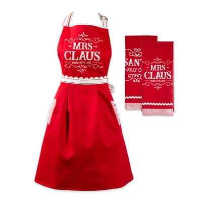 DII® Mrs. Claus Chef Kitchen Set | Michaels