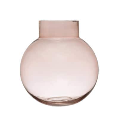 10" Rose Color Glass Vase | Michaels