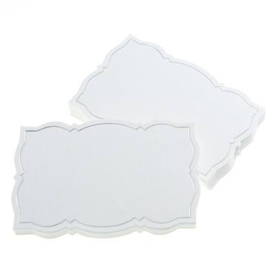 Ornate Silver Border Place Cards, 50ct. by Celebrate It™ | Michaels