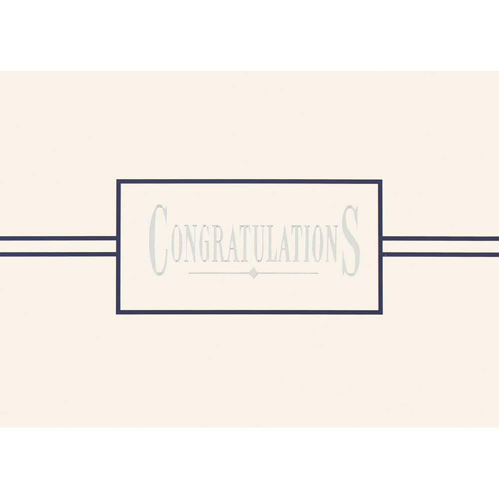 JAM Paper Formal Blank Congratulations Cards & Envelopes Set | Michaels