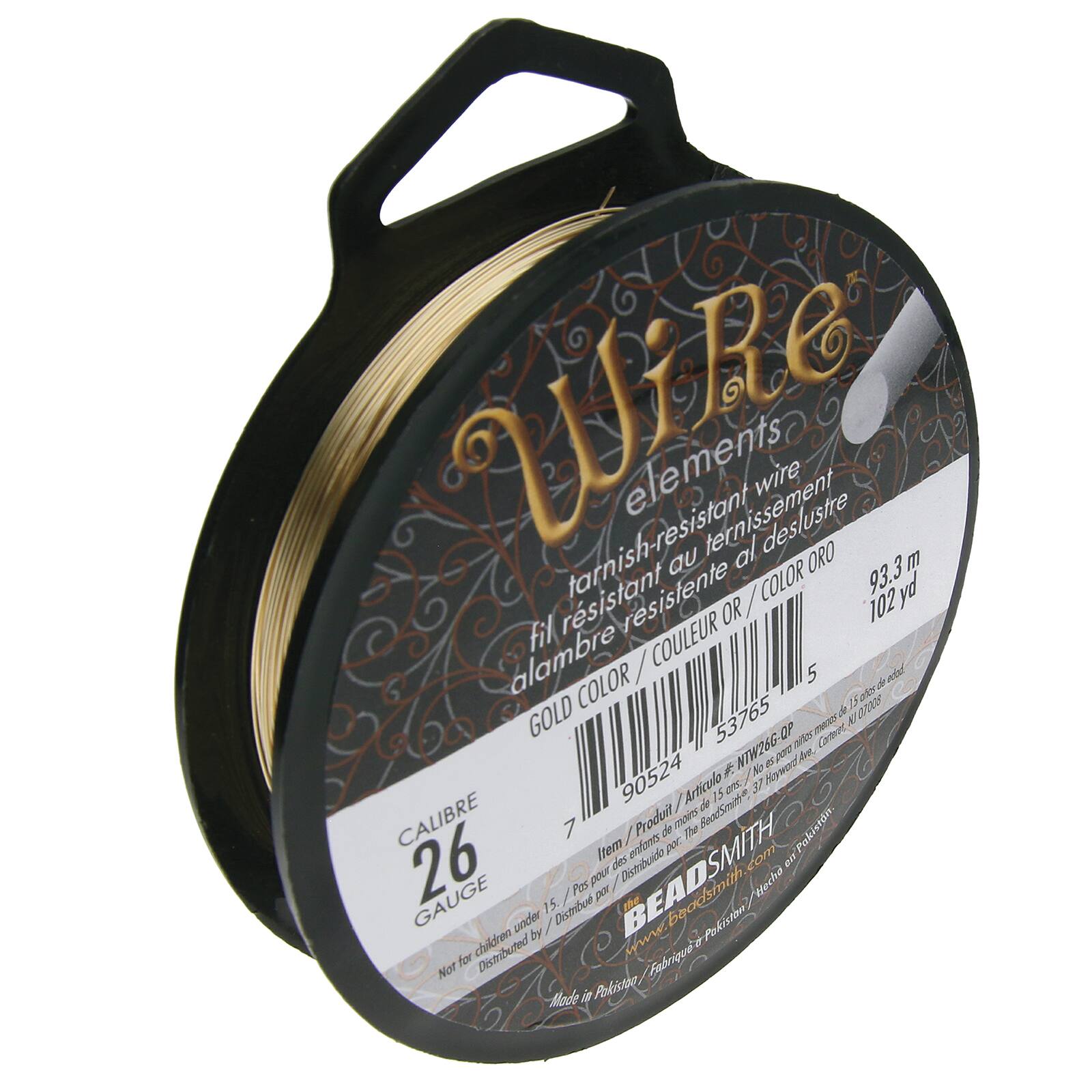 The Beadsmith® Wire™ Elements Tarnish-Resistant Wire, 1/4lb ...