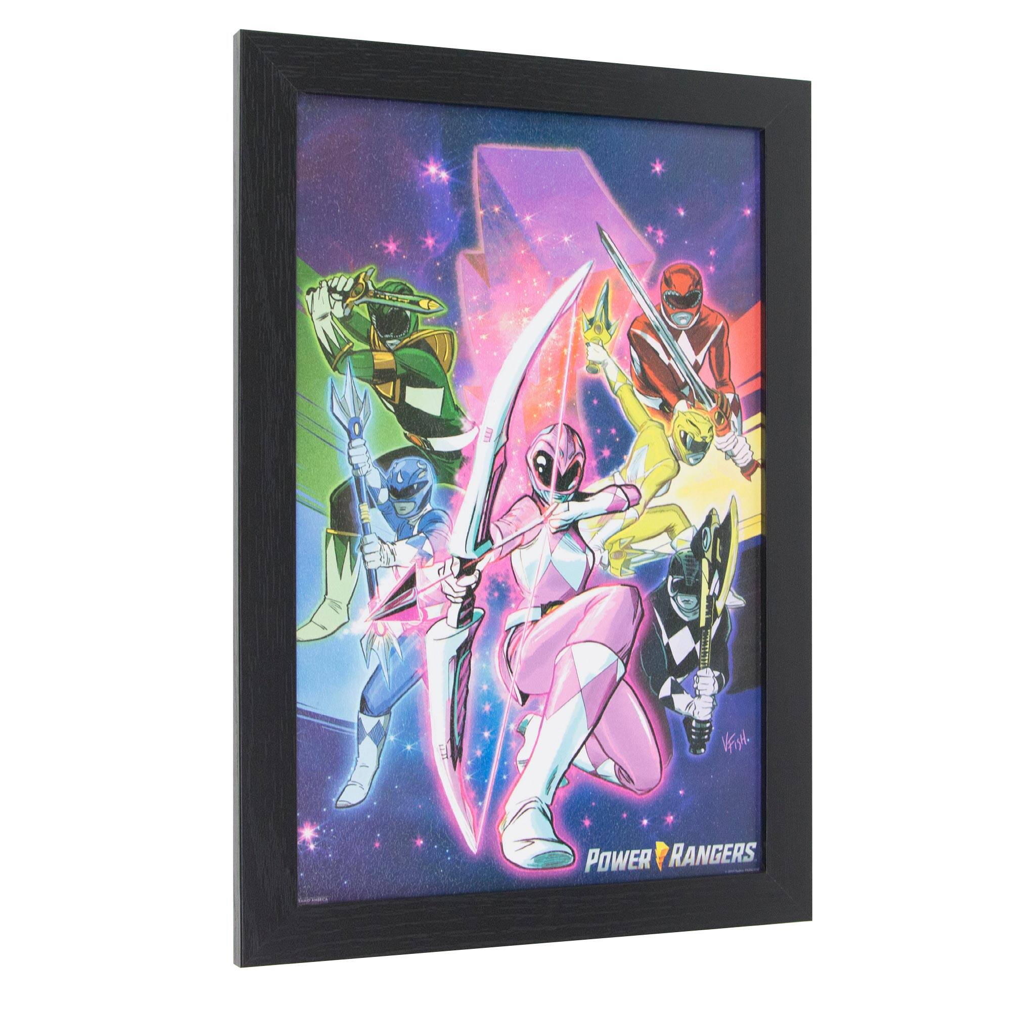 Power Rangers™ Vintage Cartoon Framed Wall Art | Michaels
