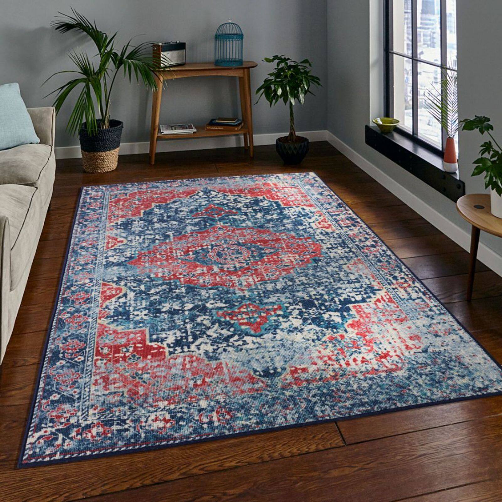 RugSmith Rust Salerno Area Rug, 5ft. x 7ft. | Rugs & Mats | Michaels