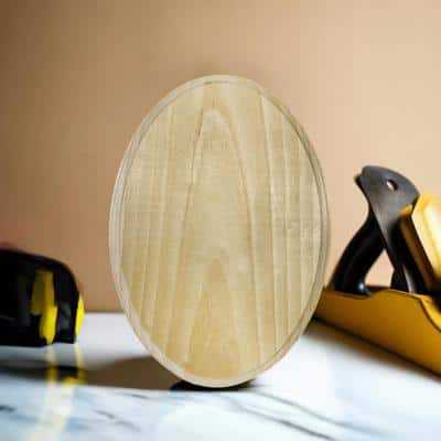 7" Unfinished Pinewood Oval Plaque by Make Market® | Michaels