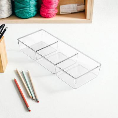 iDesign 3 Compartment Drawer Organizer | Michaels