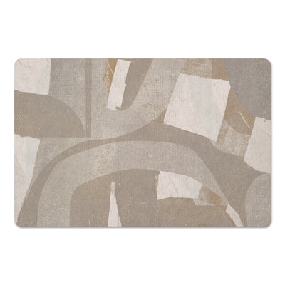 Abstract Layered Shapes Floor Mat | Michaels