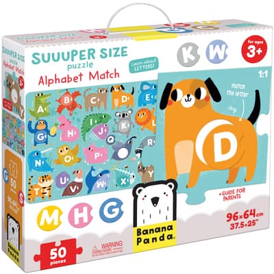Banana Panda Suuuper Size Puzzle Alphabet Match | Michaels