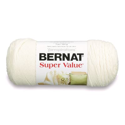 Laine Super Value de Bernat couleur unie, Couleur: Naturel | Michaels