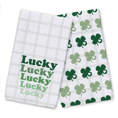 Lucky Stack Tea Towel Set | Michaels
