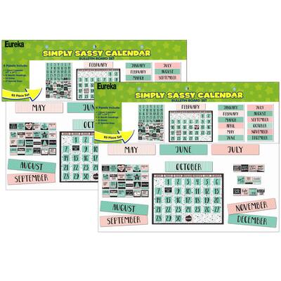 Eureka® Simply Sassy Calendar Bulletin Board Set, 2 Sets | Michaels