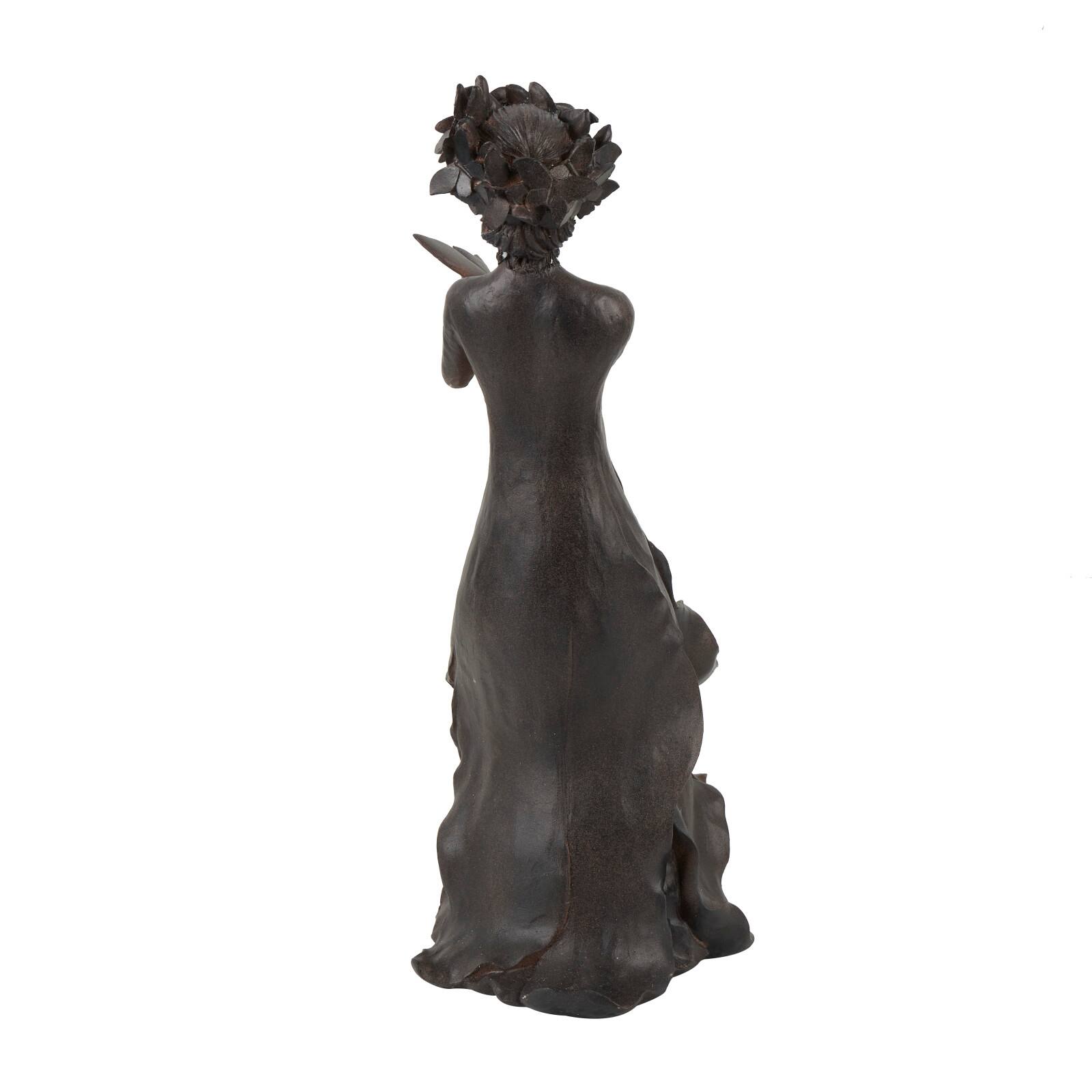 22" Dark Gray Woman Sculpture | Michaels