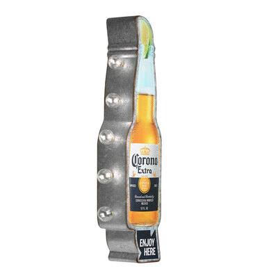 American Art Decor 25" Metal Corona Extra LED Marquee Sign | Michaels