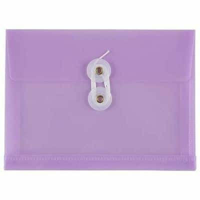 JAM Paper 5.25" x 7.5" Booklet Plastic Envelopes with Button and String Closure, 24ct. | Michaels
