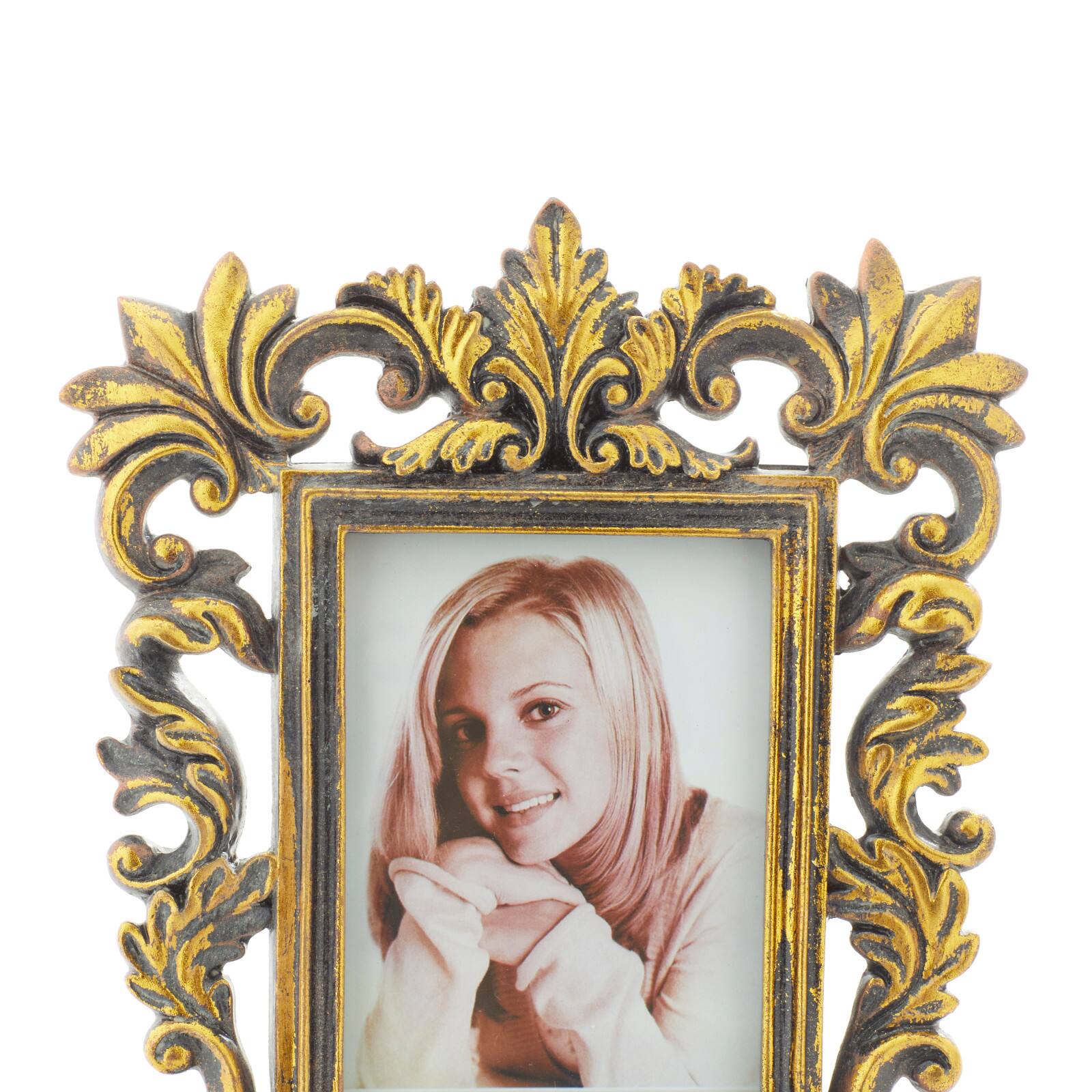 3 Pack Brass Polystone Traditional Photo Frames | Michaels