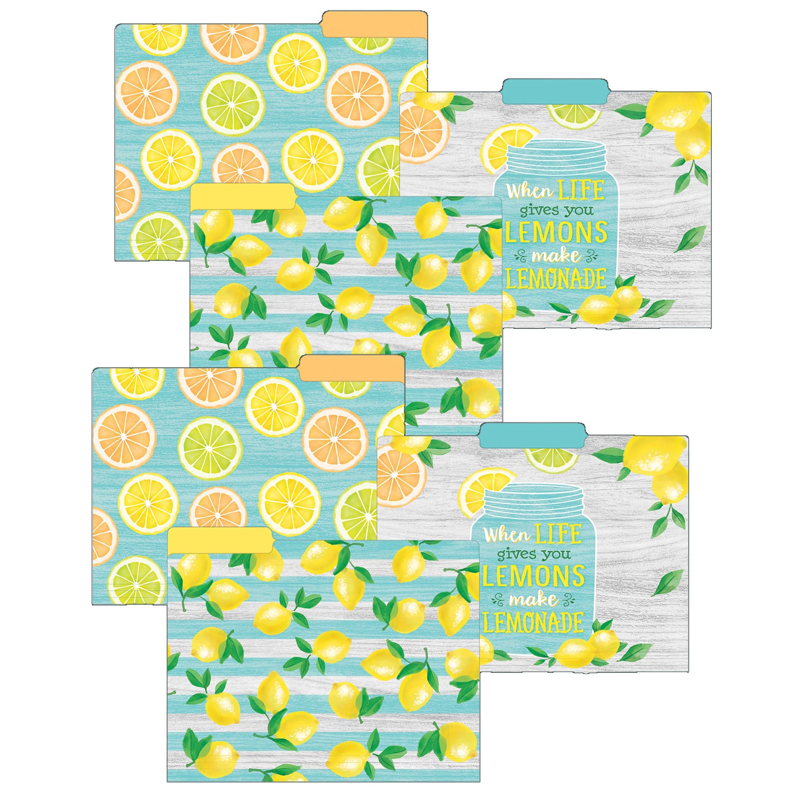 Teacher Created Resources Lemon Zest File Folders, 2 Packs of 12 | Michaels