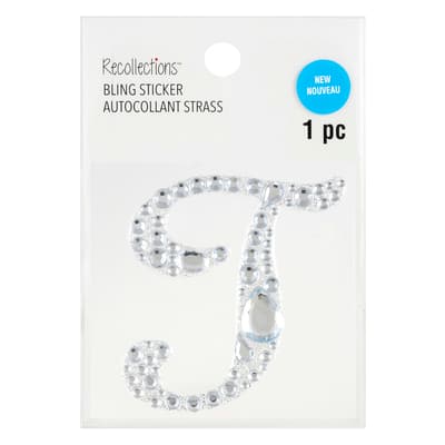 Bling Alphabet Letter Sticker by Recollections™ | Michaels