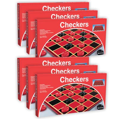 Pressman® Checkers Game, 6 Pack | Michaels