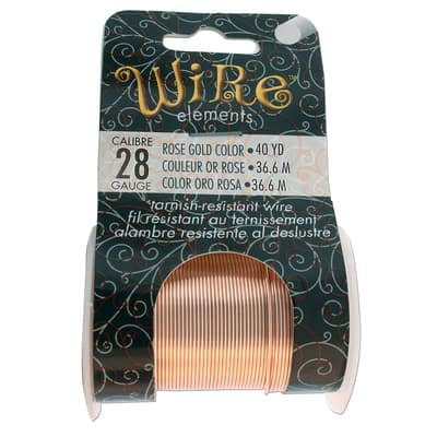 The Beadsmith® Wire™ Elements 28 Gauge Tarnish-Resistant Wire | Michaels