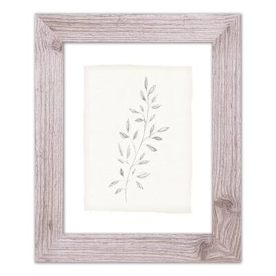 Framed Western Leaves on Linen Print | Michaels