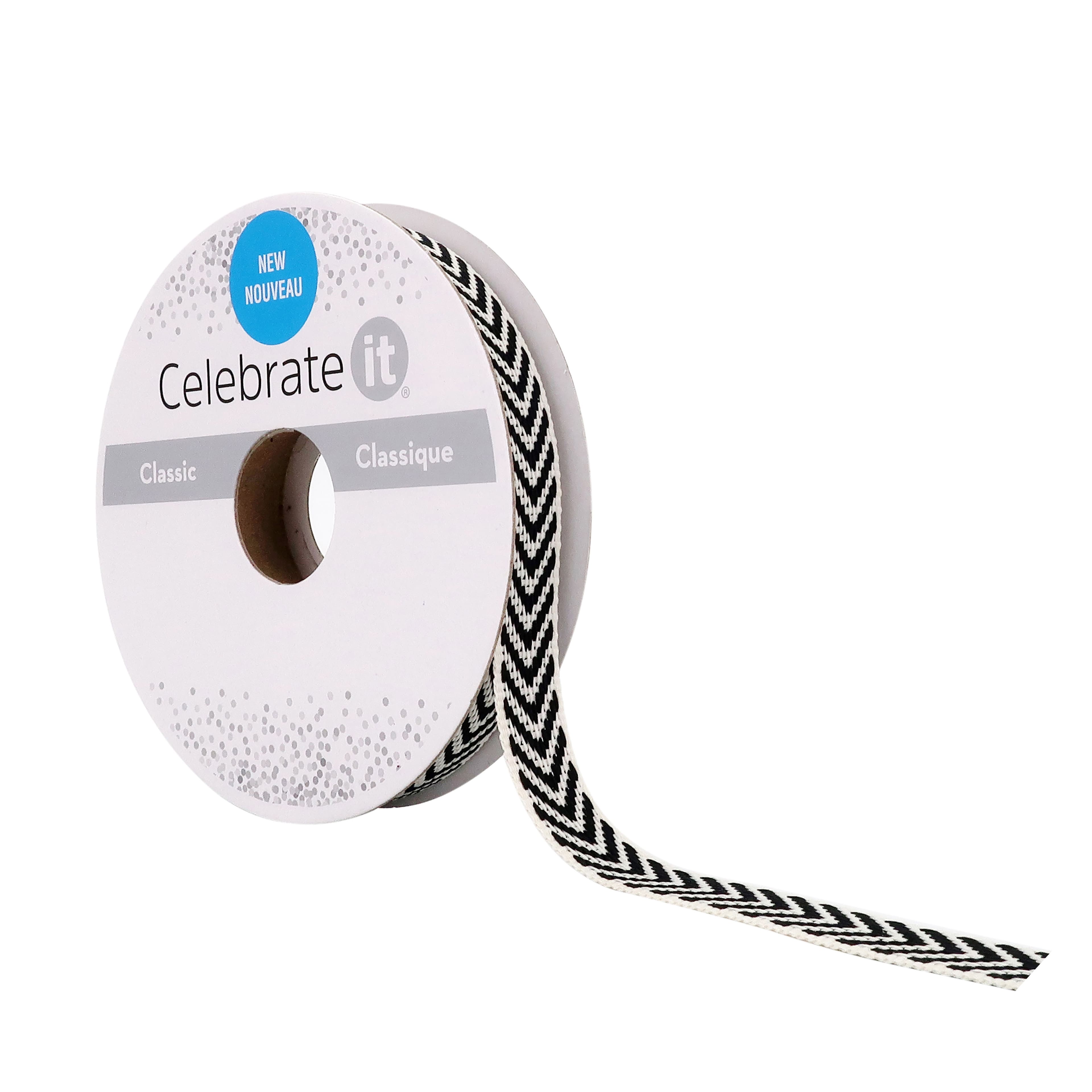 3/8" x 7yd. Chevron Ribbon by Celebrate It™ | Michaels