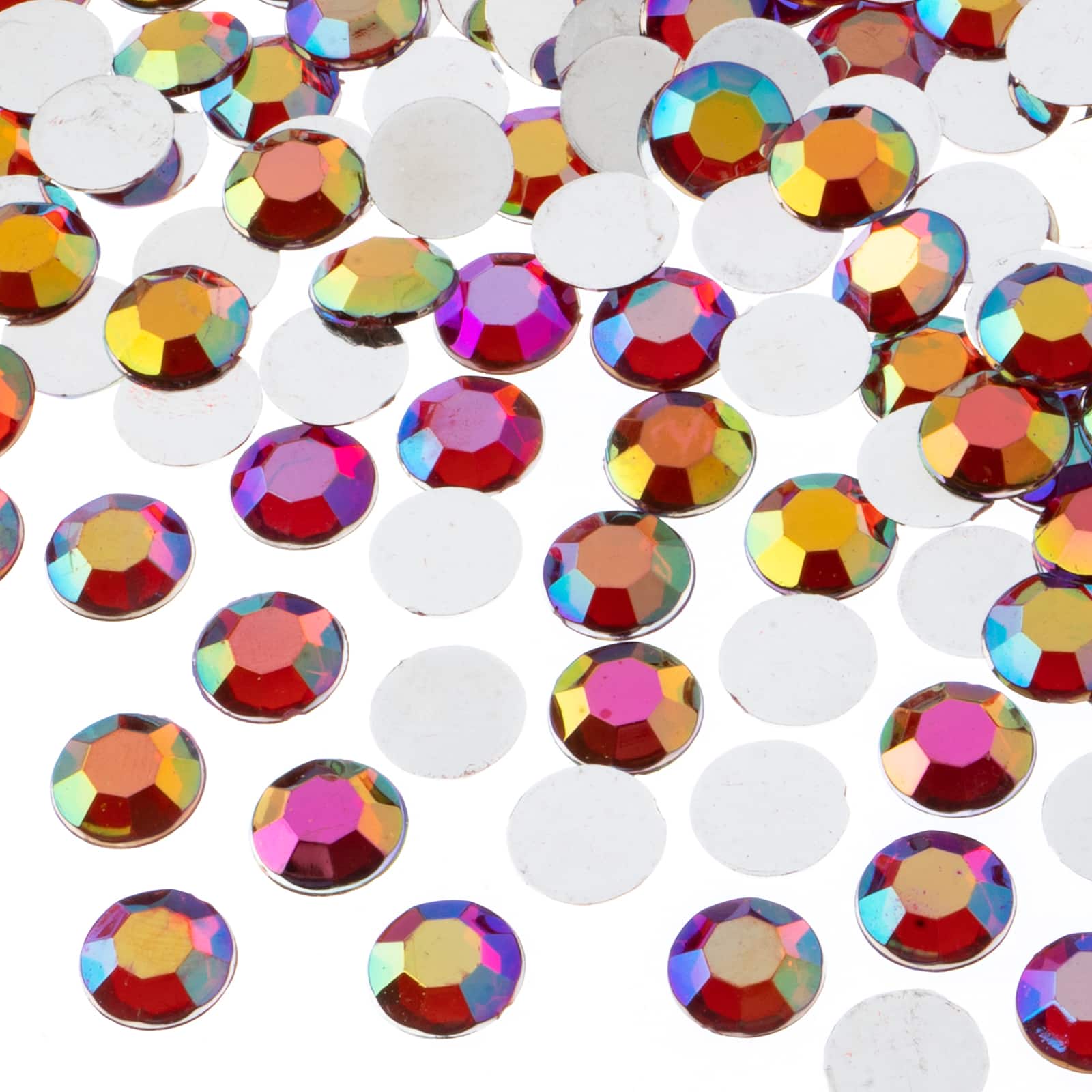 John Bead Acrylic Round Flat Back Rhinestones, 10mm | Michaels