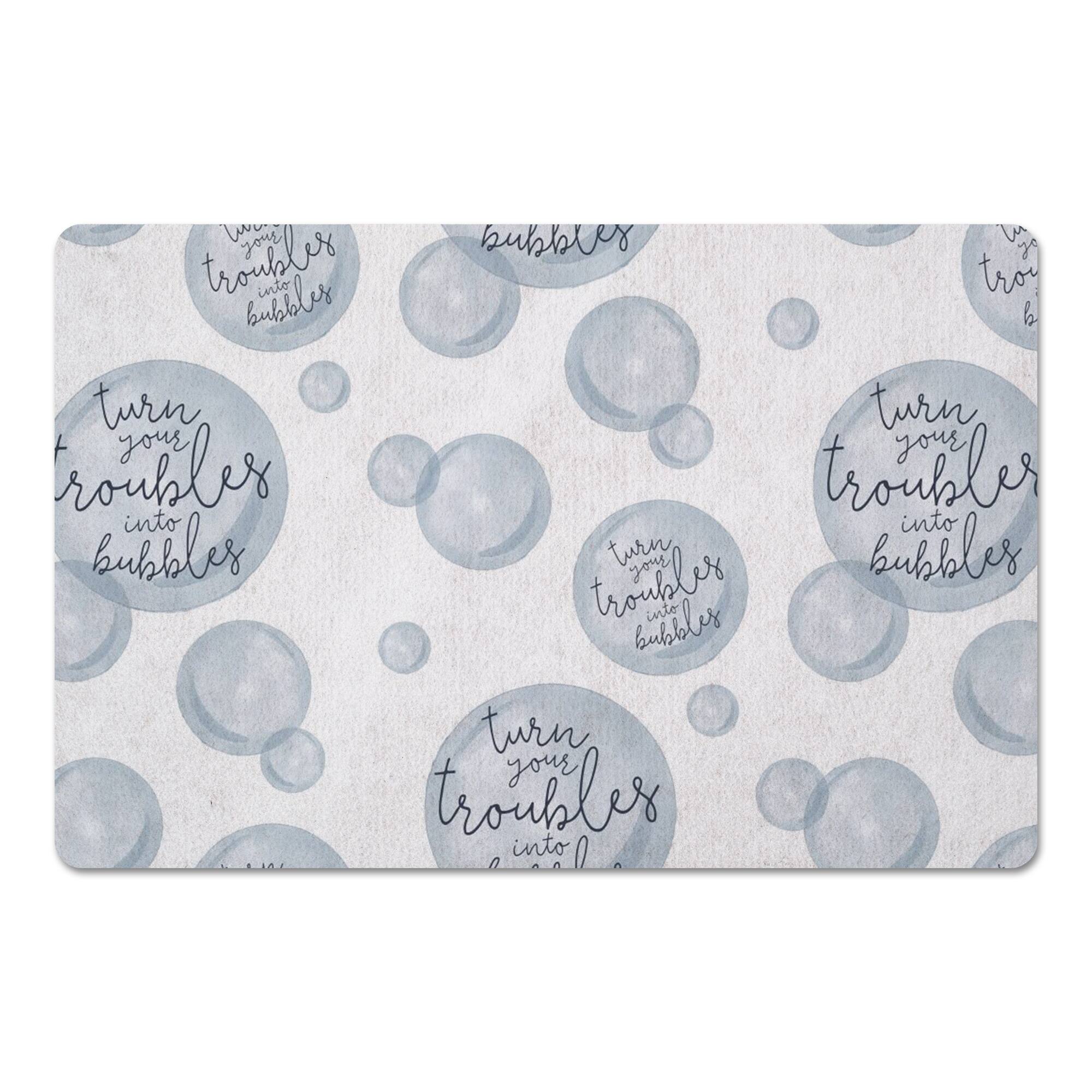 Troubles Into Bubbles Floor Mat | Michaels