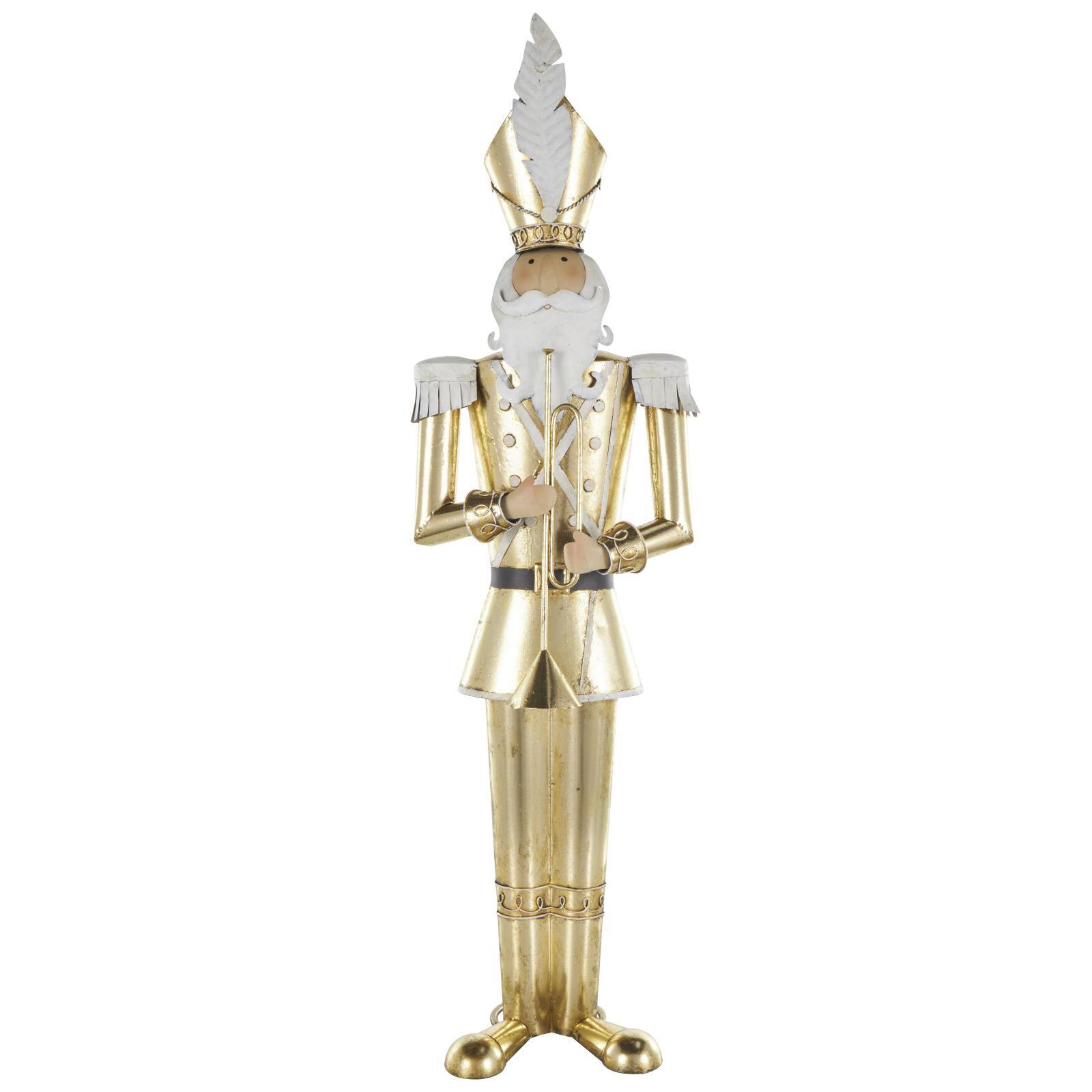 40" Gold Nutcracker Standing Metal Sculpturee | Michaels