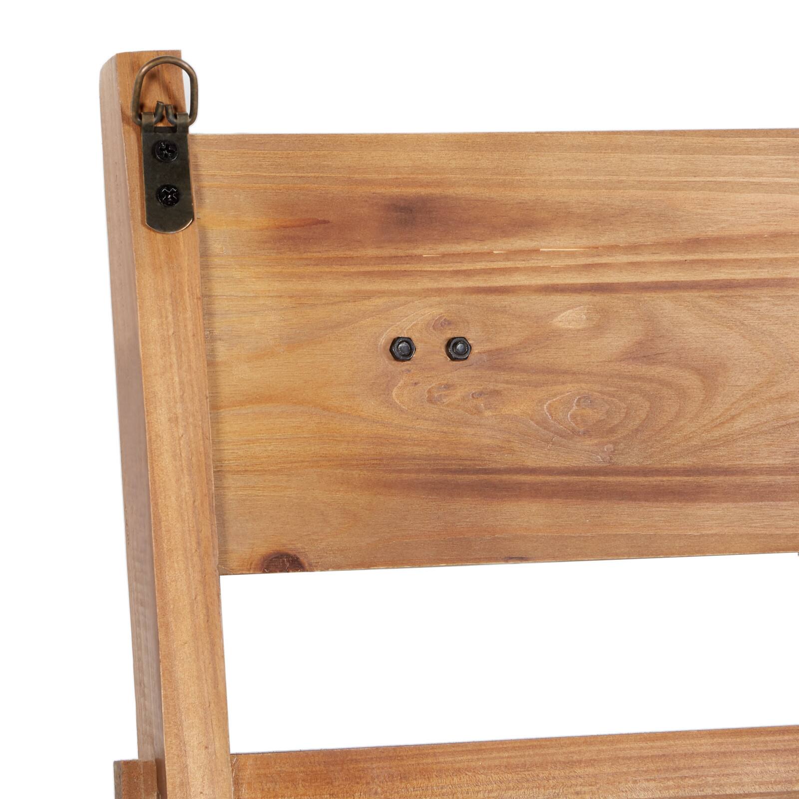 76" Brown Wood Modern Ladder | Michaels