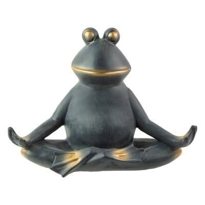 12" Frog in Lotus Yoga Position Garden Statue | Michaels