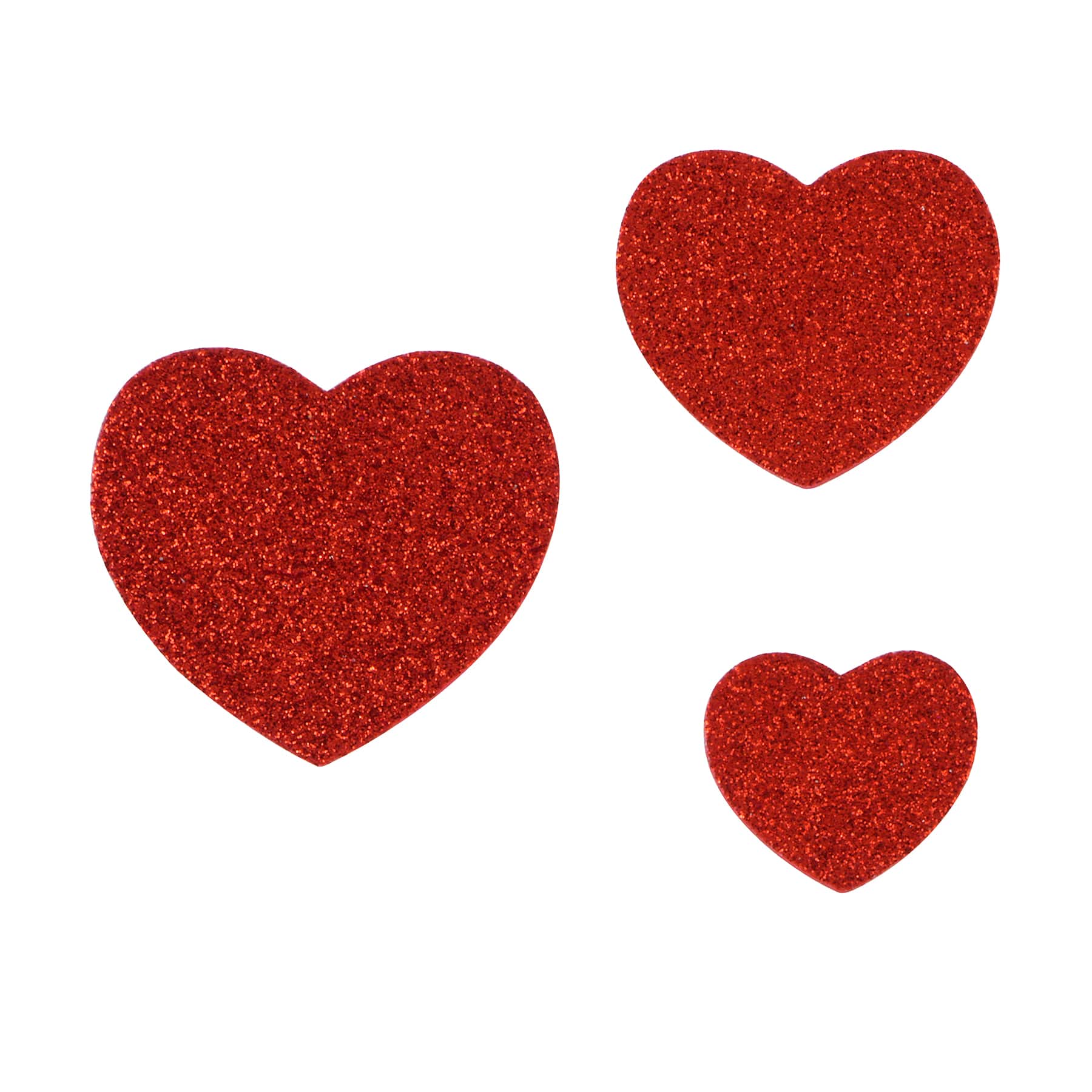 Glitter Hearts Foam Stickers by Creatology™ | Michaels