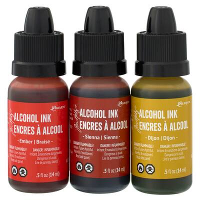 Tim Holtz® Orange & Yellow Spectrum Alcohol Inks, 3ct. | Michaels