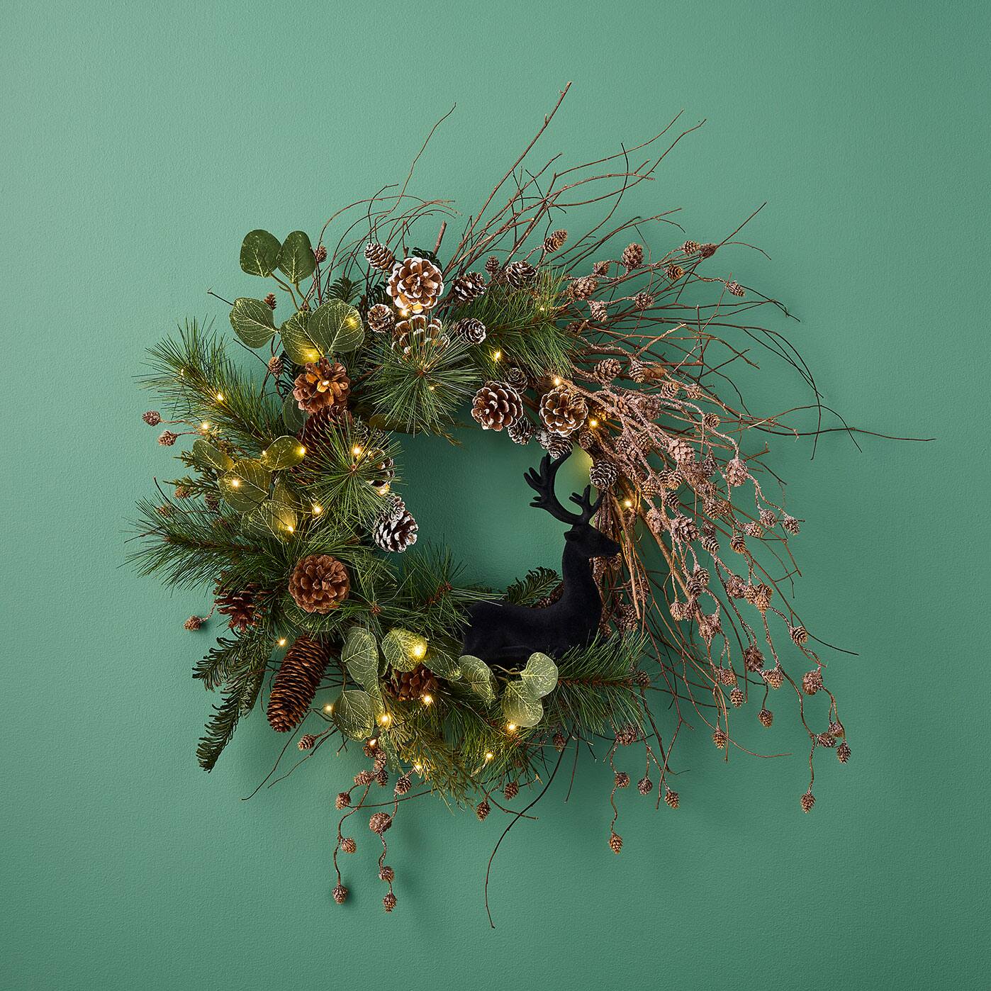 Holiday Pines Lit Wreath | Projects | Michaels