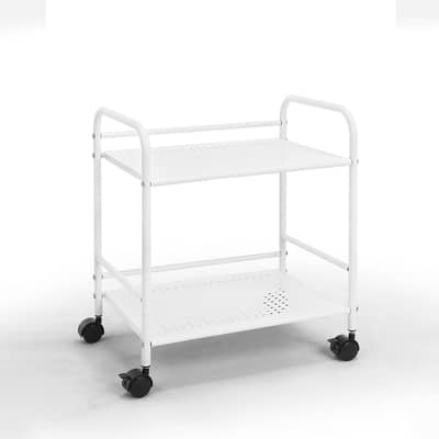 SunnyPoint 2-Tier Metal Rolling Utility Cart | Michaels