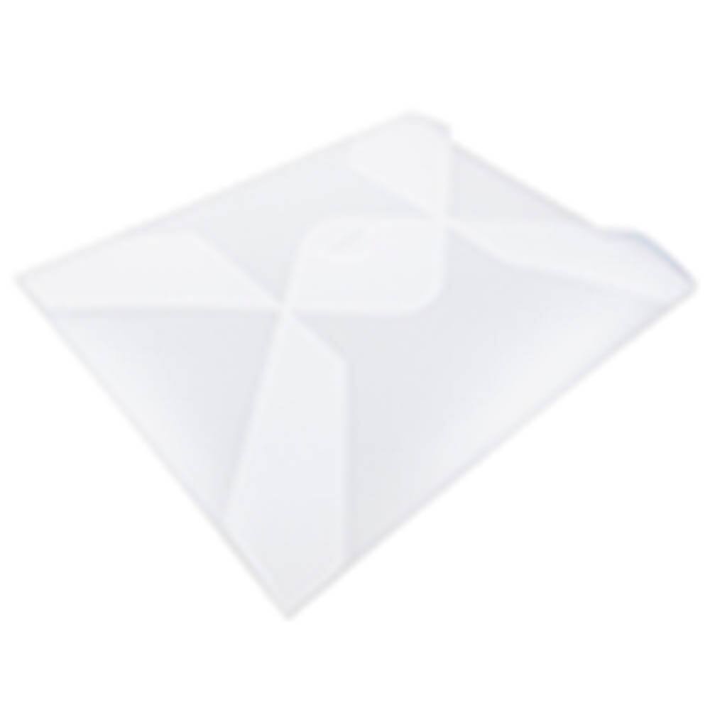 JAM Paper 9.5" x 11.87" Clear Frost Tuck Flap Closure Plastic Envelope ...