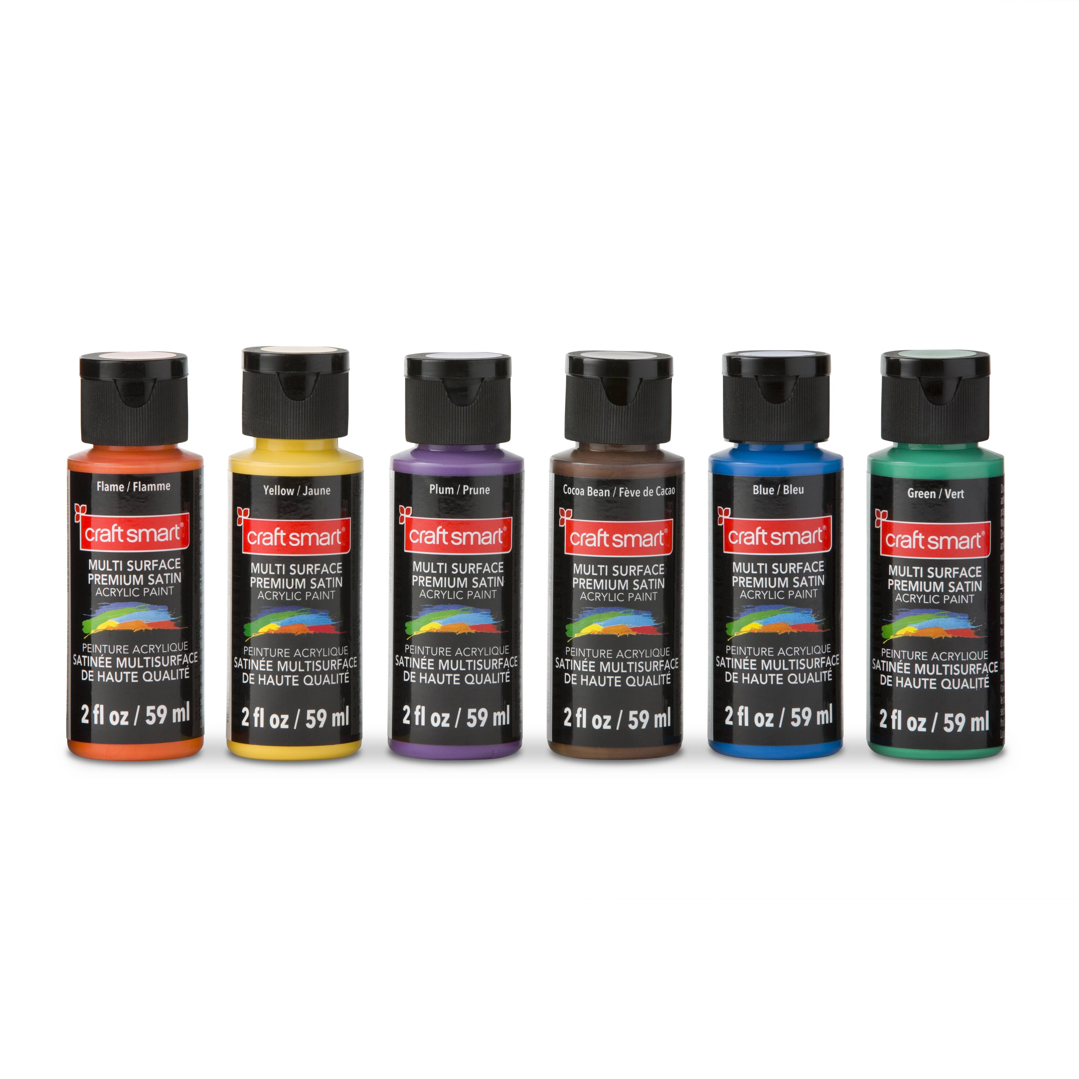 Basic Colors Premium Satin Acrylic Set by Craft Smart® | Michaels