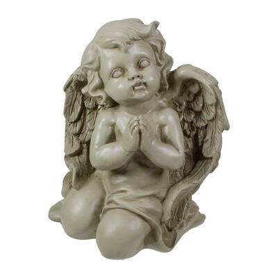 6" Weathered Praying Cherub Outdoor Garden Statue | Michaels