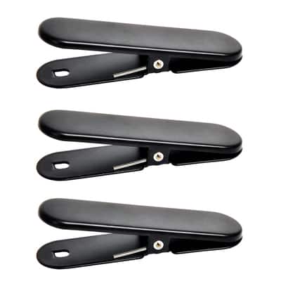 Black Metal Pegboard Clips, 3ct. by Simply Tidy® | Michaels