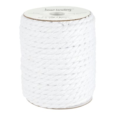White Macramé Cording, 23.6yd. by Bead Landing™ | Michaels