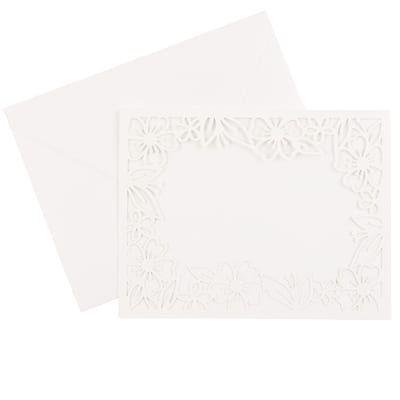 Floral Border Cards & Envelopes by Recollections™, 4.25" x 5.5" | Michaels
