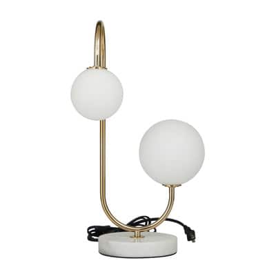Gold Metal Contemporary Abstract Table Lamp, 10" x 11" x 18" | Michaels