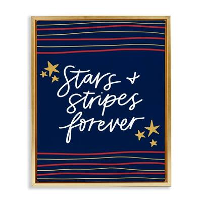 Stupell Industries Stars Stripes Forever Americana Independence Day ...
