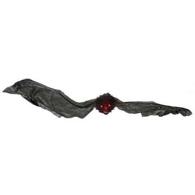 30" Hanging Bat with Lighted Red Eyes Halloween Decoration | Michaels