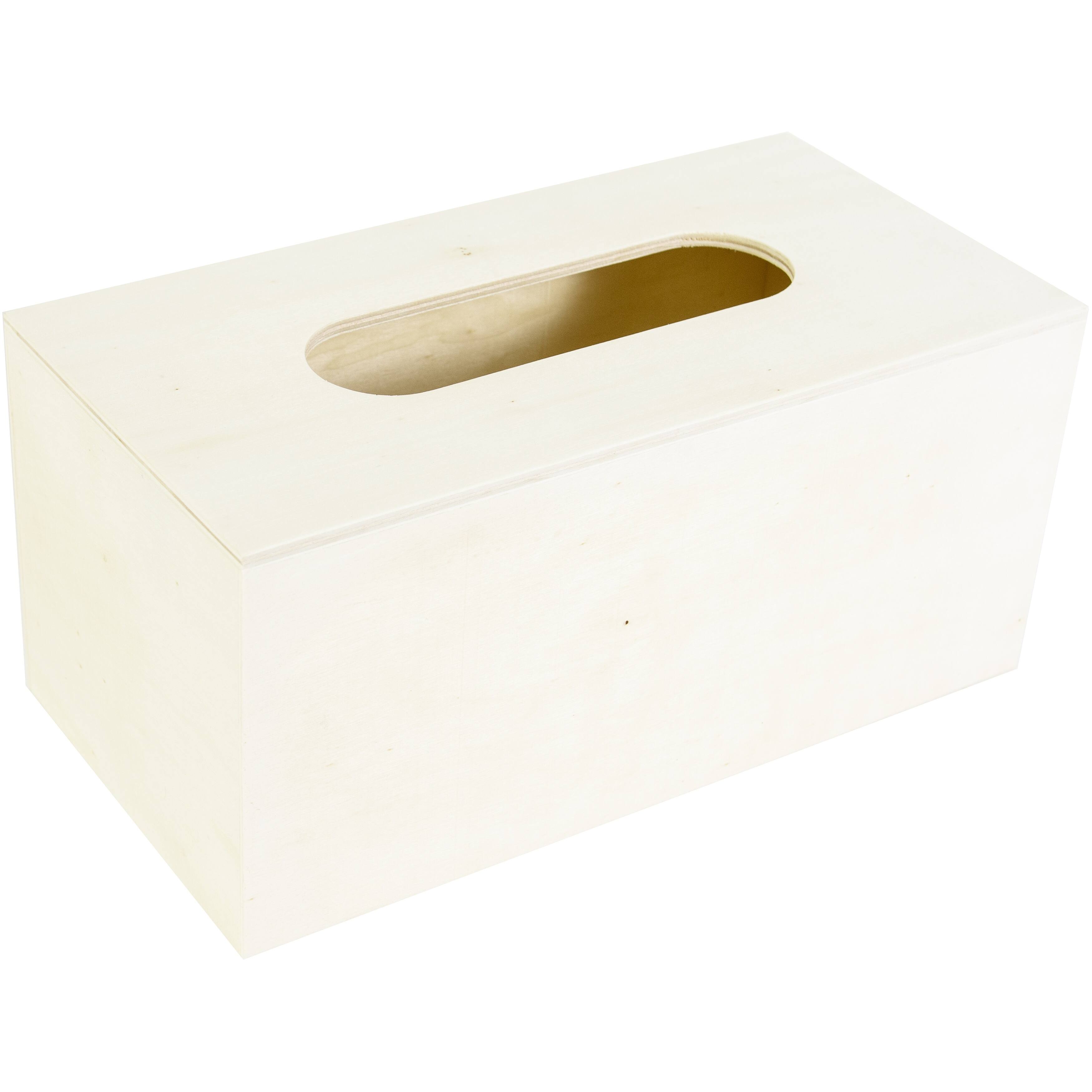 Multicraft Rectangular Wood Tissue Box | Michaels